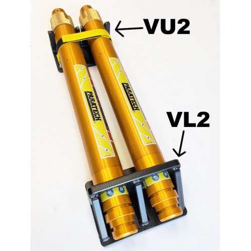 Plastix Plus - VERTICAL Paratech Strut Lower Receiver - Quad